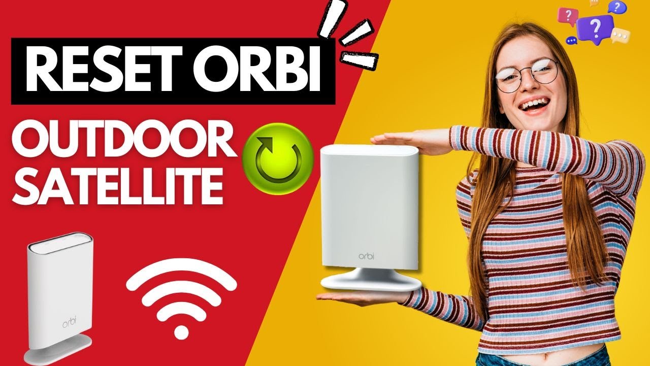 How To Reset orbi outdoor satellite? - YouTube