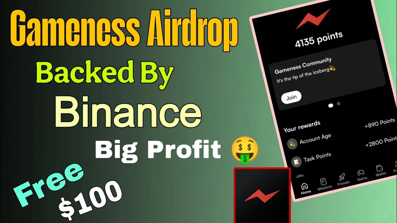 Gameness Airdrop By Binance | Gameness Airdrop Full Guide Video | Big ...