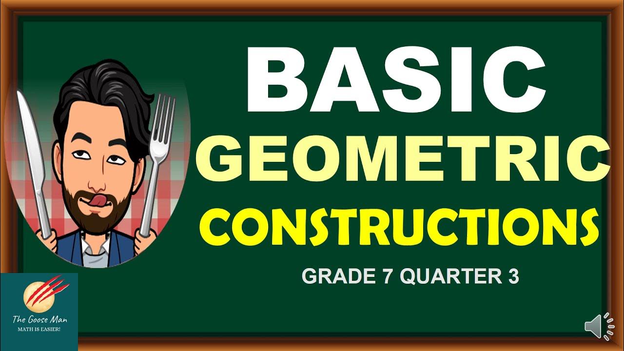 Basic Geometric Constructions : Grade 7 Quarter 3 - YouTube