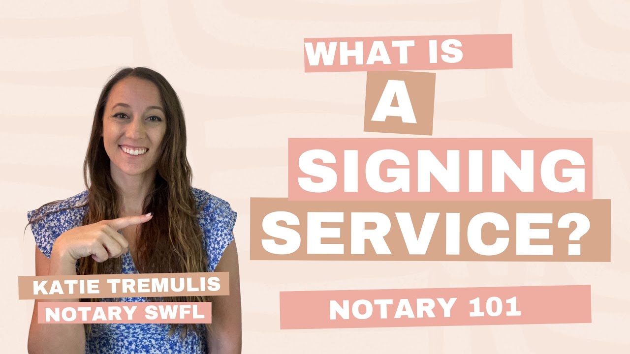 What is a signing service? - YouTube