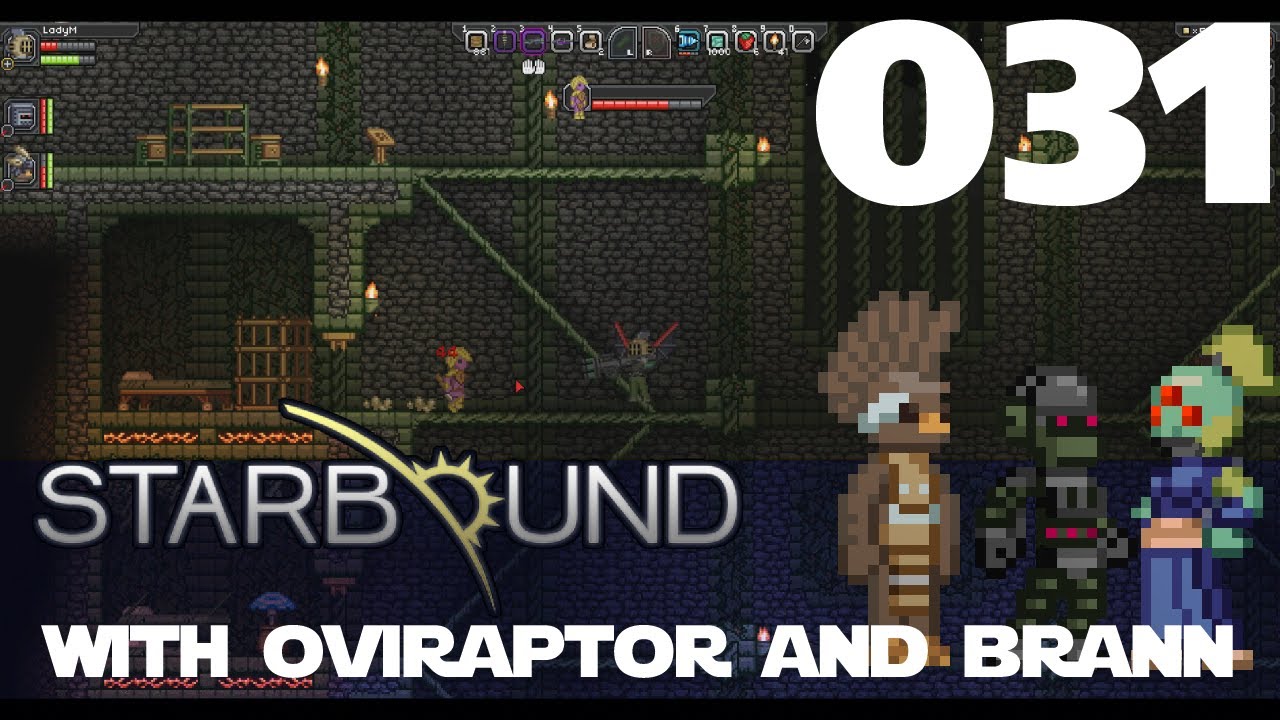 Starbound with Friends - Ep 31 Wahzoo Sand and a Florian Prison - YouTube