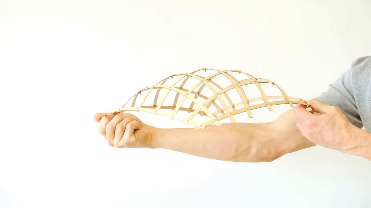 On Elastic Geodesic Grids and Their Planar to Spatial Deployment - YouTube