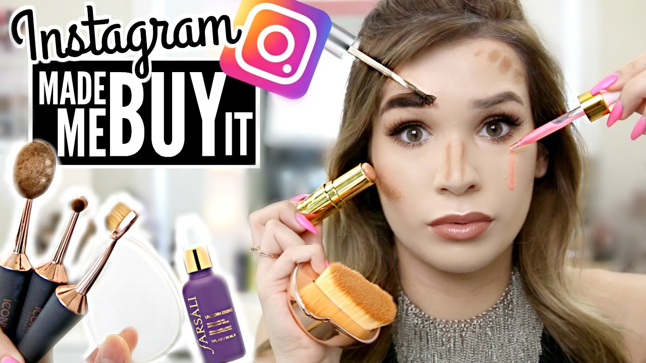 FULL Face using INSTAGRAM HYPED Makeup?! WORTH IT or TOSS IT? PART II ...