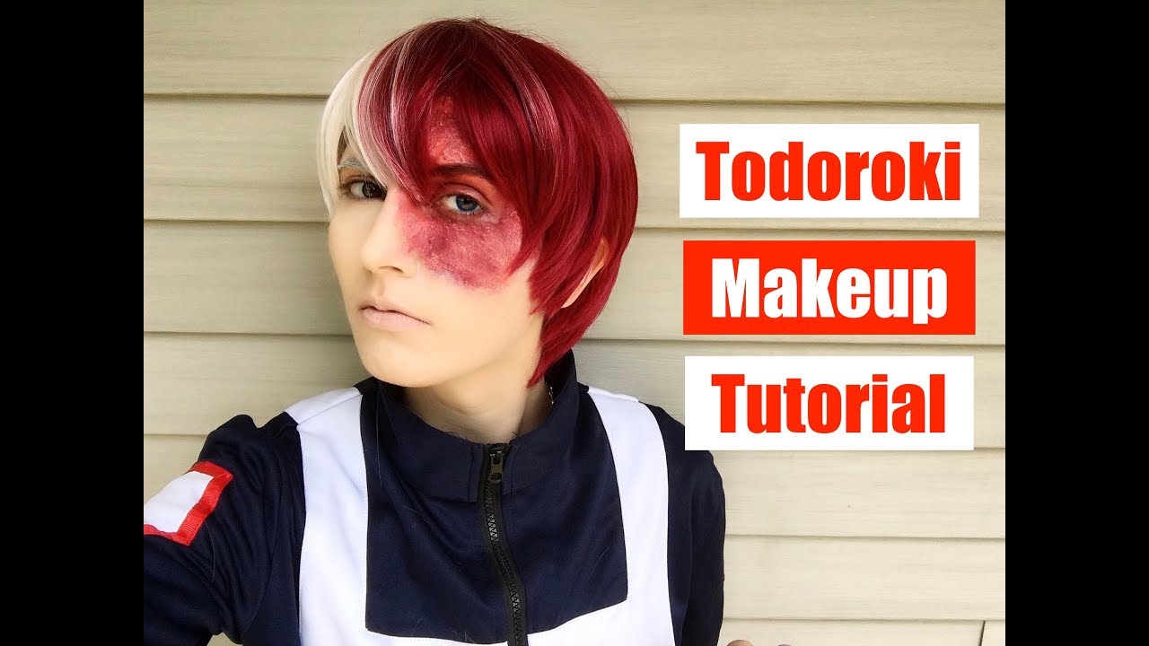[BNHA] Todoroki Makeup Tutorial! // The Five Wits Wigs - YouTube