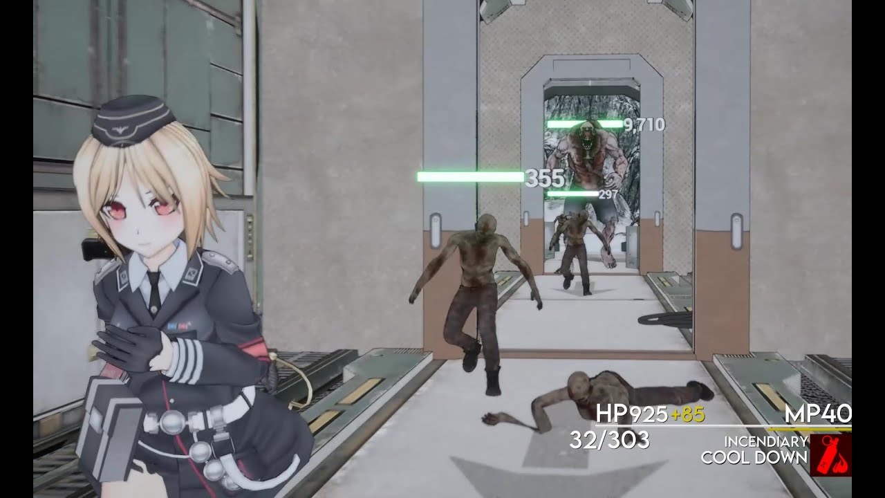 E.L.I.D. Hall Way MP40 Gameplay | "Those Who Exist" Girls' Frontline ...