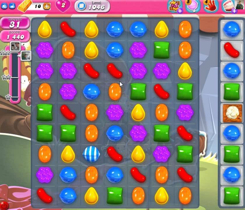 Candy Crush Saga Level 1046 - YouTube