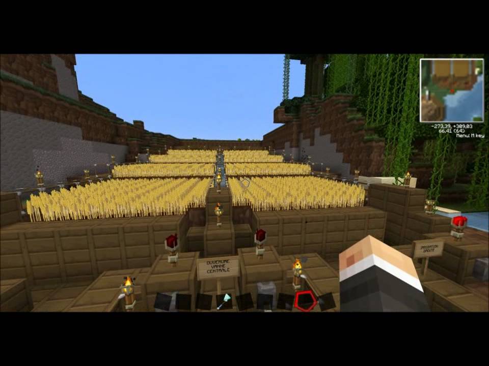 Champ de Blé Minecraft 1.2.3 - YouTube
