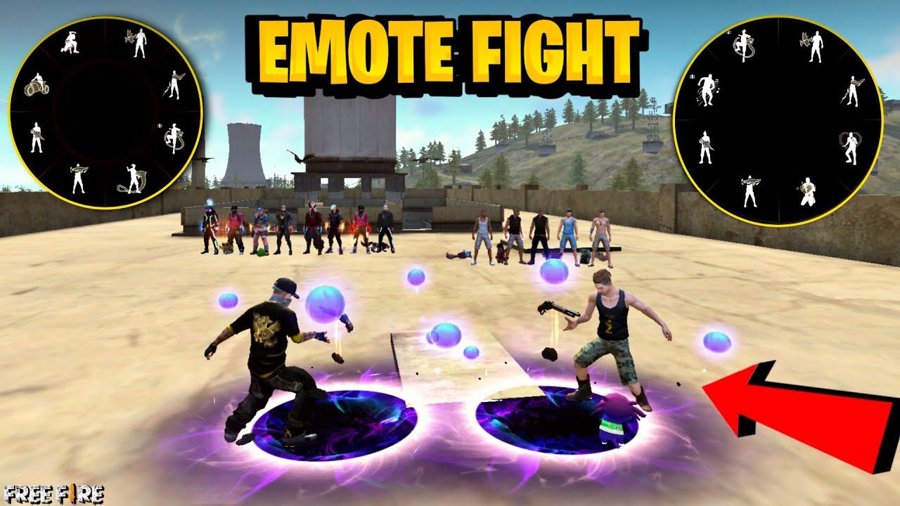 1 Vs 1 Emote Fight On Factory in Free Fire - YouTube