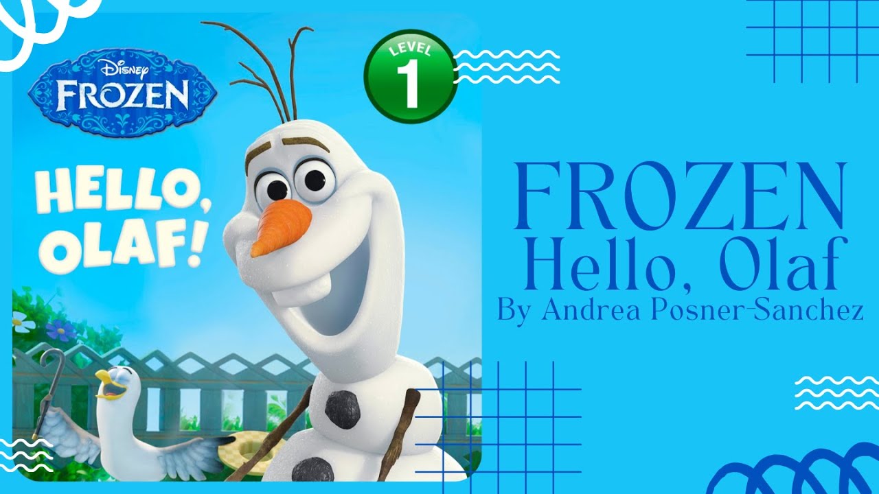 ⛄ Frozen Hello Olaf ⛄ Disney Stories for Kids Read Aloud [ READ ALONG ...