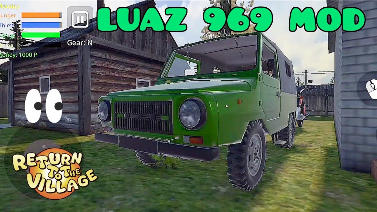 LuAZ 969 Mod in the Return To The Village [BETA] simulator mobile - YouTube
