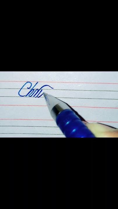 Chris write ️ in beautiful cursive style #handwriting # ...