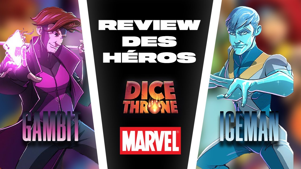Recap et overview Gambit VS Iceman | Dice Throne | X-men - YouTube