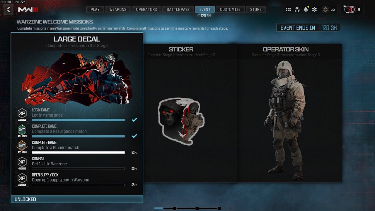 HUGE Operation Day Zero Event Challenges & Rewards! (FREEOperator ...