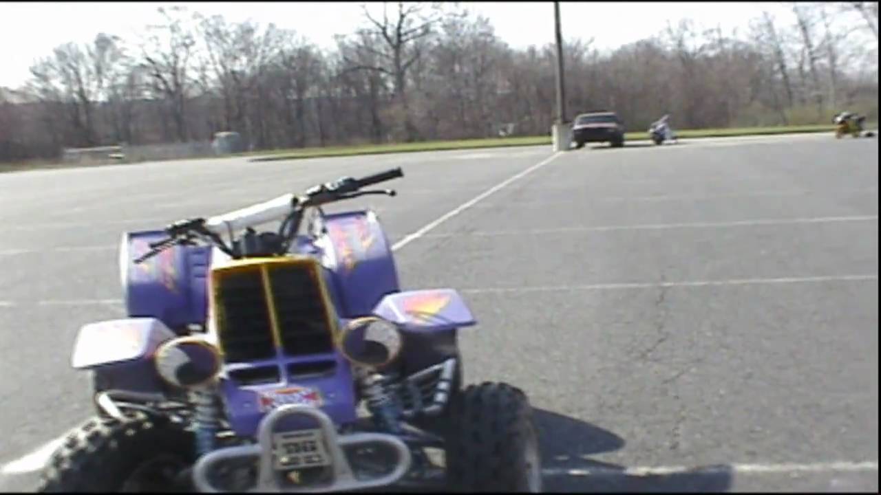 Yamaha Banshee Bad ATV Crash - QUAD STUNTS - YouTube