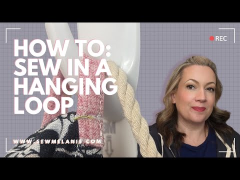 How To Put a Hanging Loop on your Robe!! - YouTube
