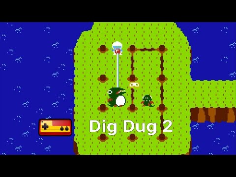 Dig Dug 2 NES (Full HD) | Epic Island Adventure & Classic Arcade Action ...