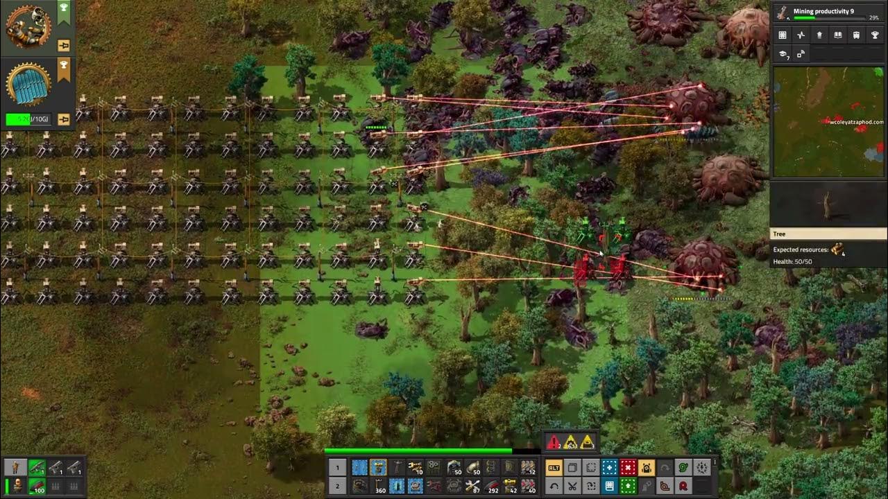 Factorio: Space Age, Part 65 Bug Fighting part 1 - YouTube