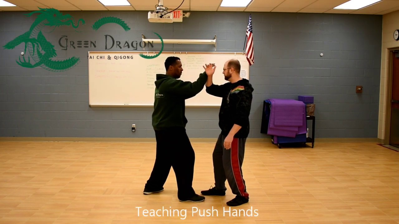 Teaching Push hands - YouTube