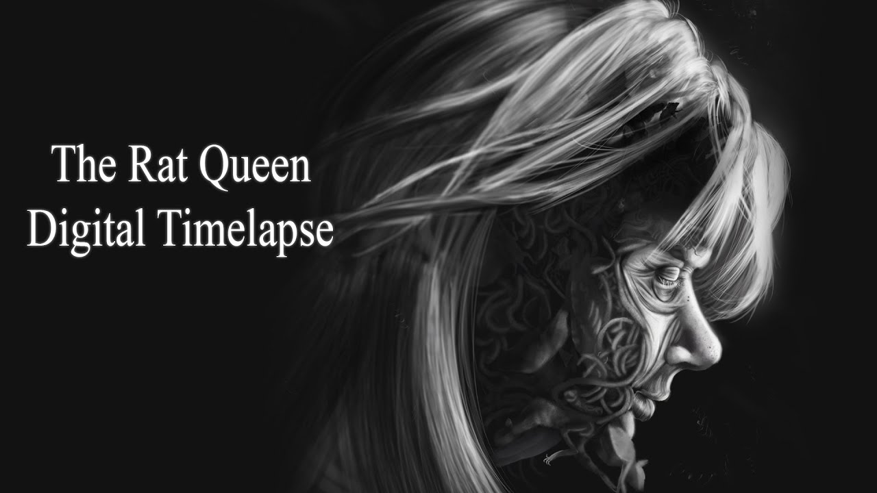 The Rat Queen | Digital Paint Timelapse - YouTube