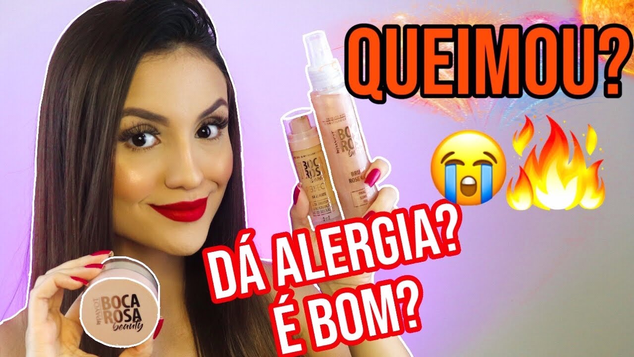 PRODUTOS BOCA ROSA BEAUTY | PRIMEIRAS IMPRESSÕES | TESTANDO LANÇAMENTOS ...