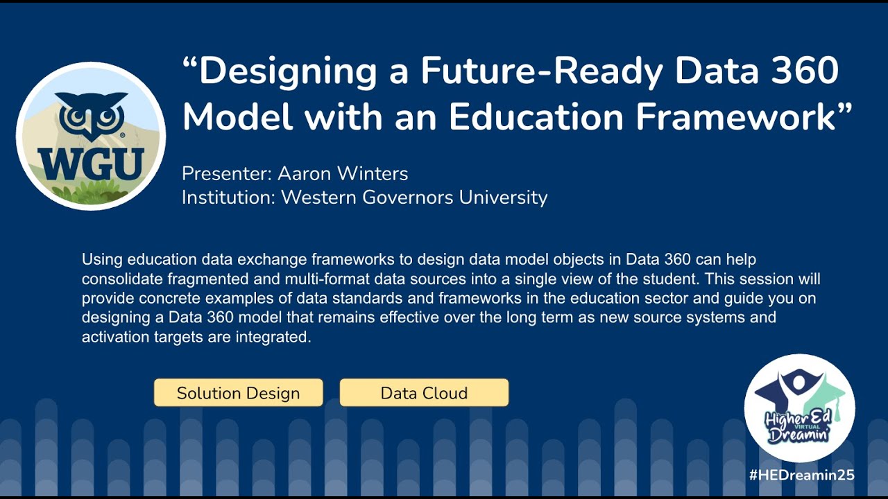 HED25: Designing a Future-Ready Data 360 Model with an Education ...