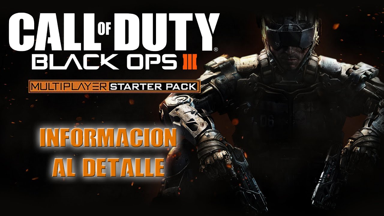 Black OPS 3 Multiplayer Starter Pack, toda la informacion - YouTube