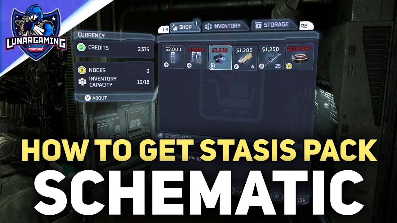How To Get Stasis Pack Schematic Dead Space Remake 2023 - YouTube