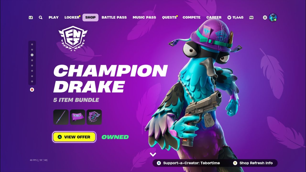 NEW CHAMPION DRAKE Skin Gameplay In Fortnite! - YouTube