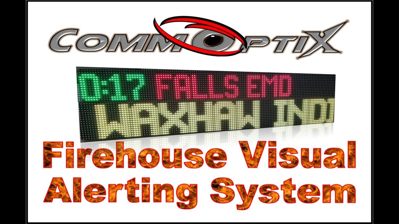 CommOptix Firehouse Visual Alerting System - YouTube