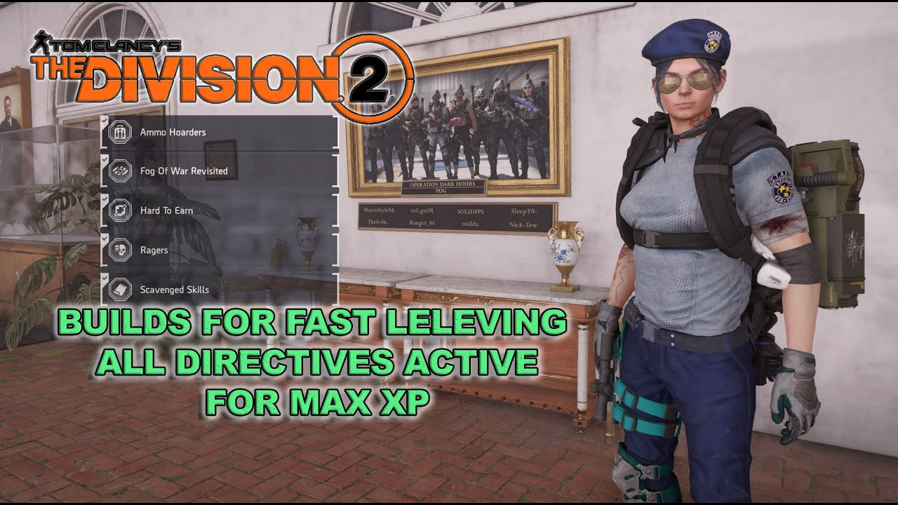 The Division 2 | Fast Leveling Builds | All Directives Active for Max ...