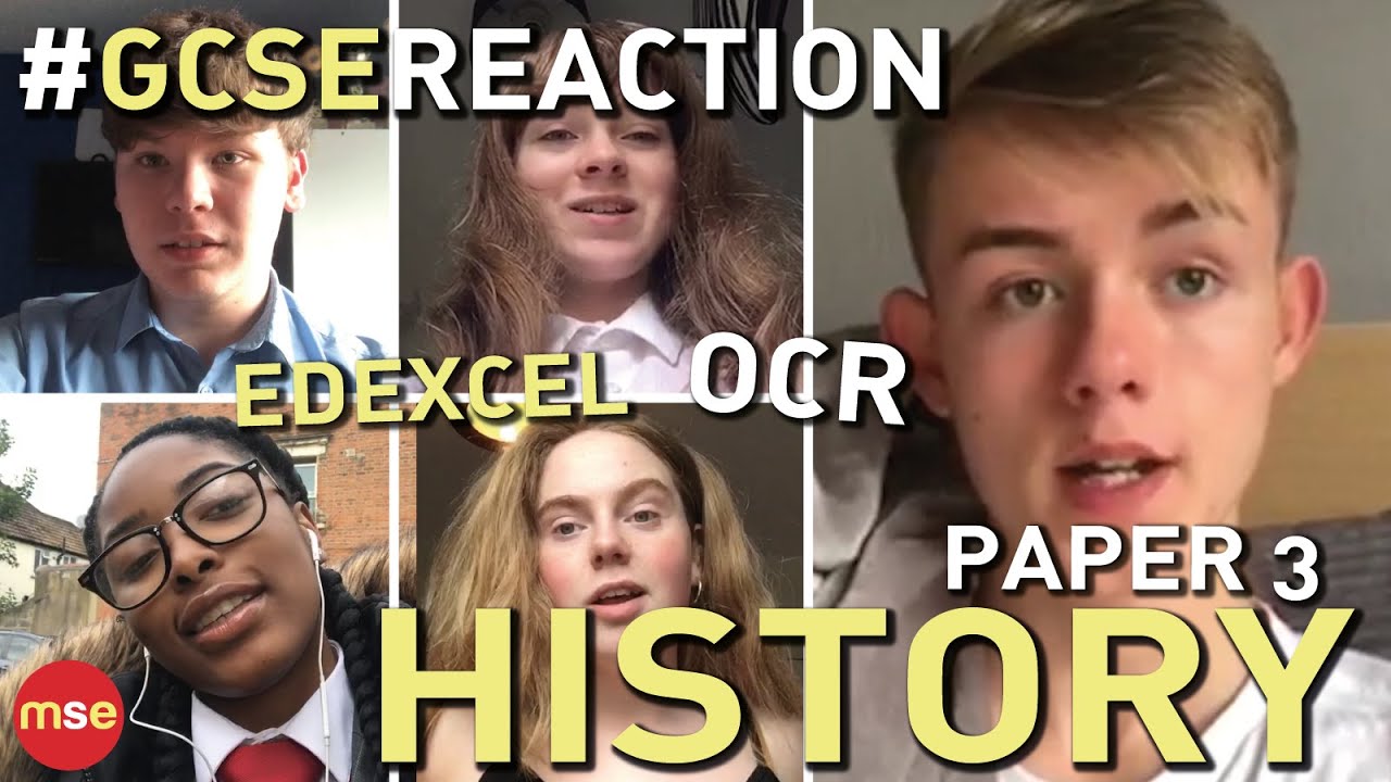 GCSE History Paper 3 GCSE History Exam Reaction GCSE History gcse-history-paper-3-gcse-history-exam-reaction-gcse-history