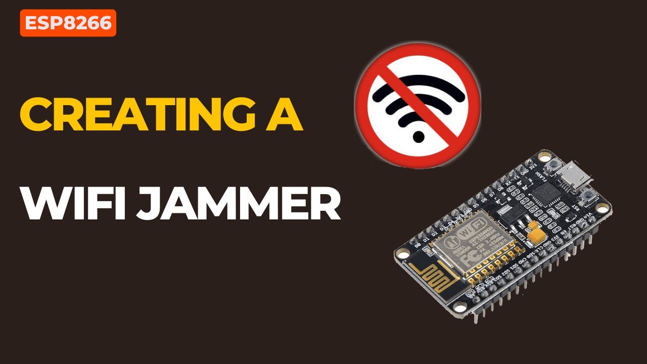 Creating a WIFI Jammer - Installation & Setup video (deauther) - YouTube