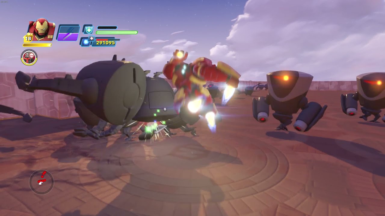 Disney Infinity 3.0 Hulkbuster and Ant-Man vs Omnidroids - YouTube