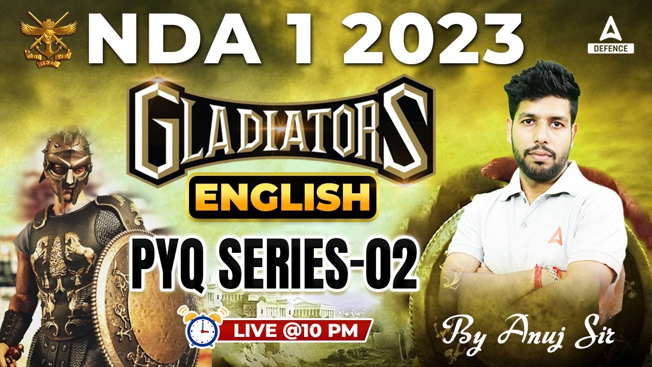 NDA 2023 Preparation | PYQ question series ( Part -02 ) | NDA English ...