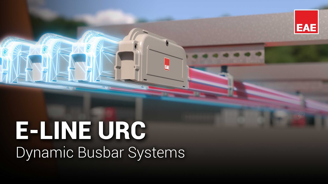 E-Line URC Trolley Busbar Installation | EAE Electric - YouTube
