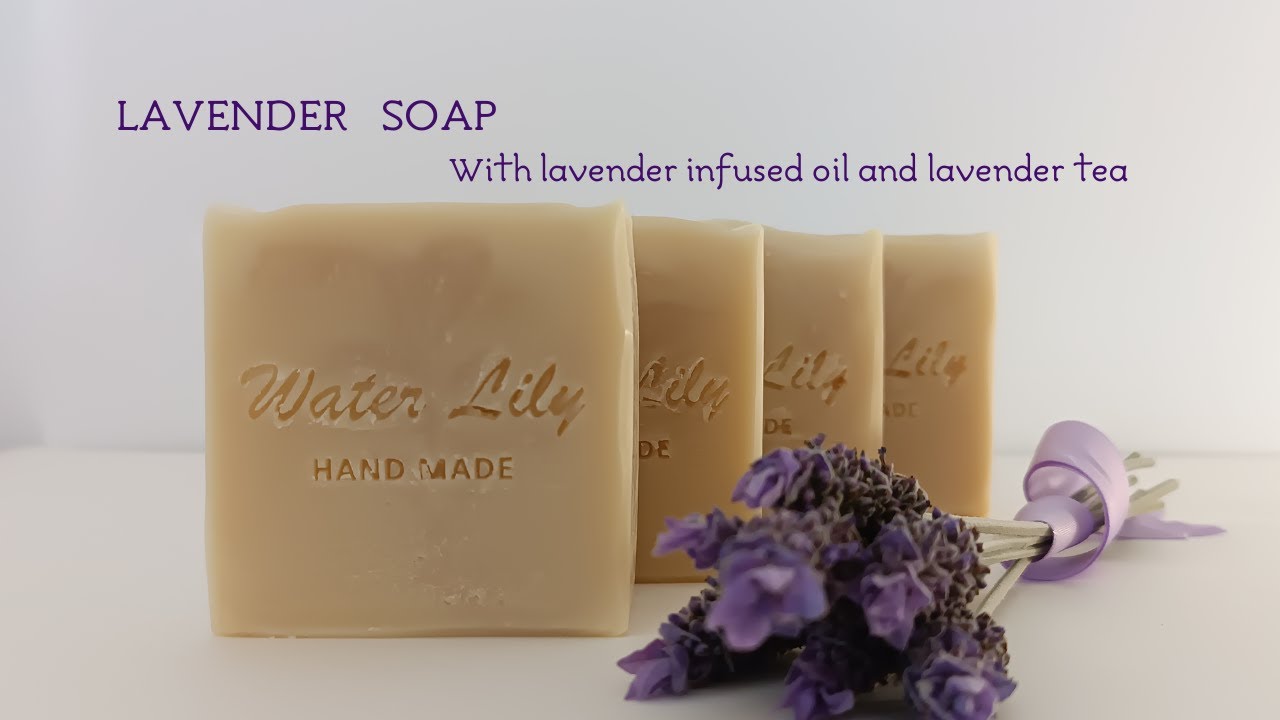 Handmade Lavender Soap - YouTube