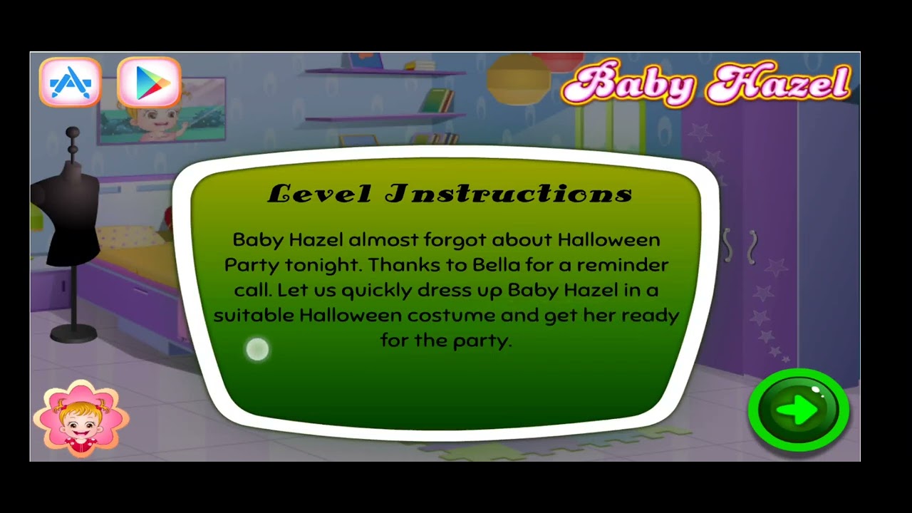 Baby Hazel Halloween Party can you read this but it just instructions ...