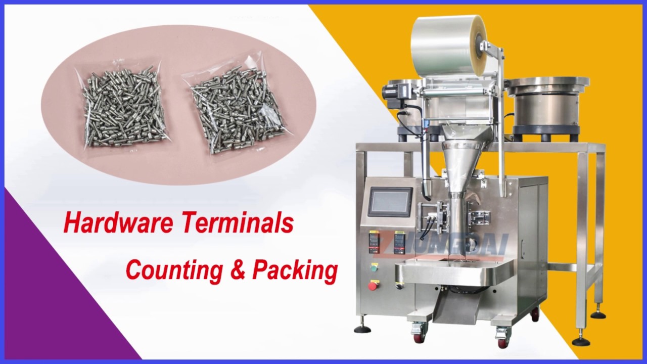 Hardware terminals packing machine, automatic fastener packing machine ...