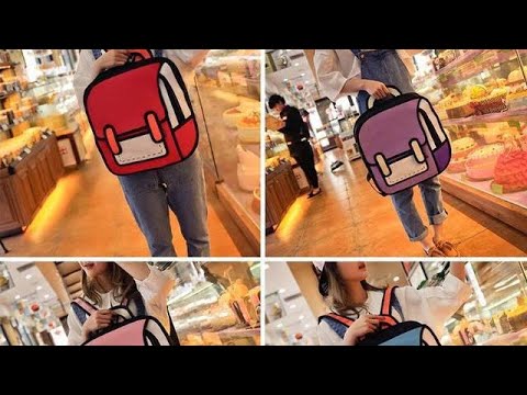 2D Cartoon Mini Backpack - YouTube