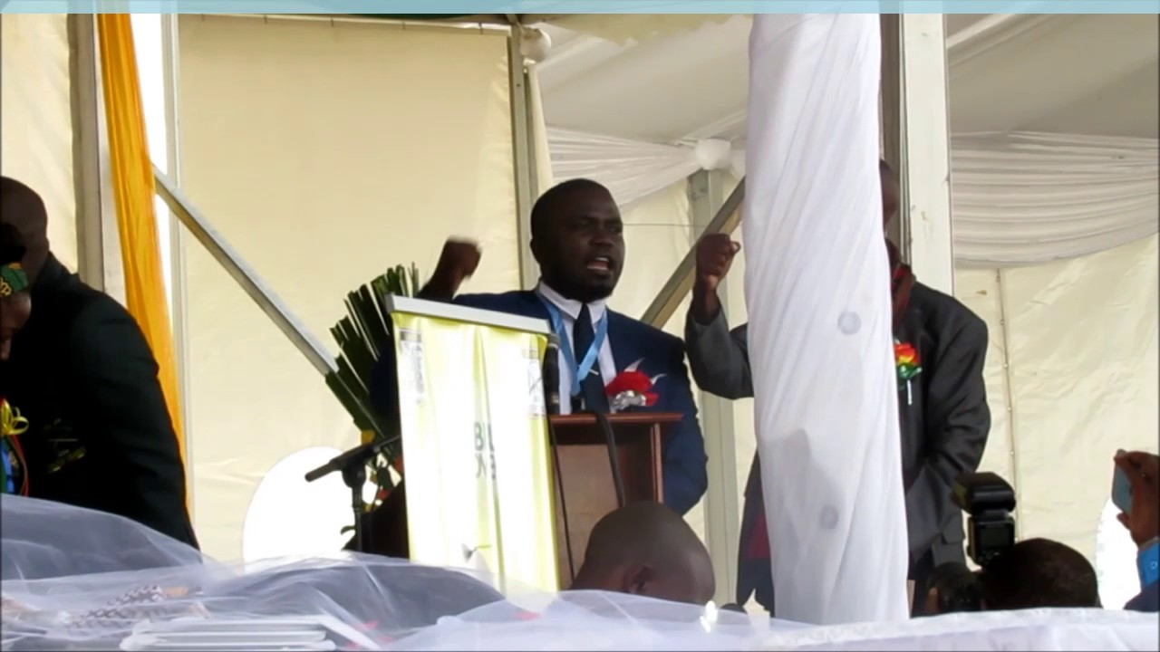 Cde Steven Kyengula (Zambia) @President Mugabe's 93rd birthday - YouTube