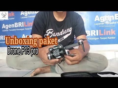 unboxing paket drone p13 pro #drone #dronep13 - YouTube