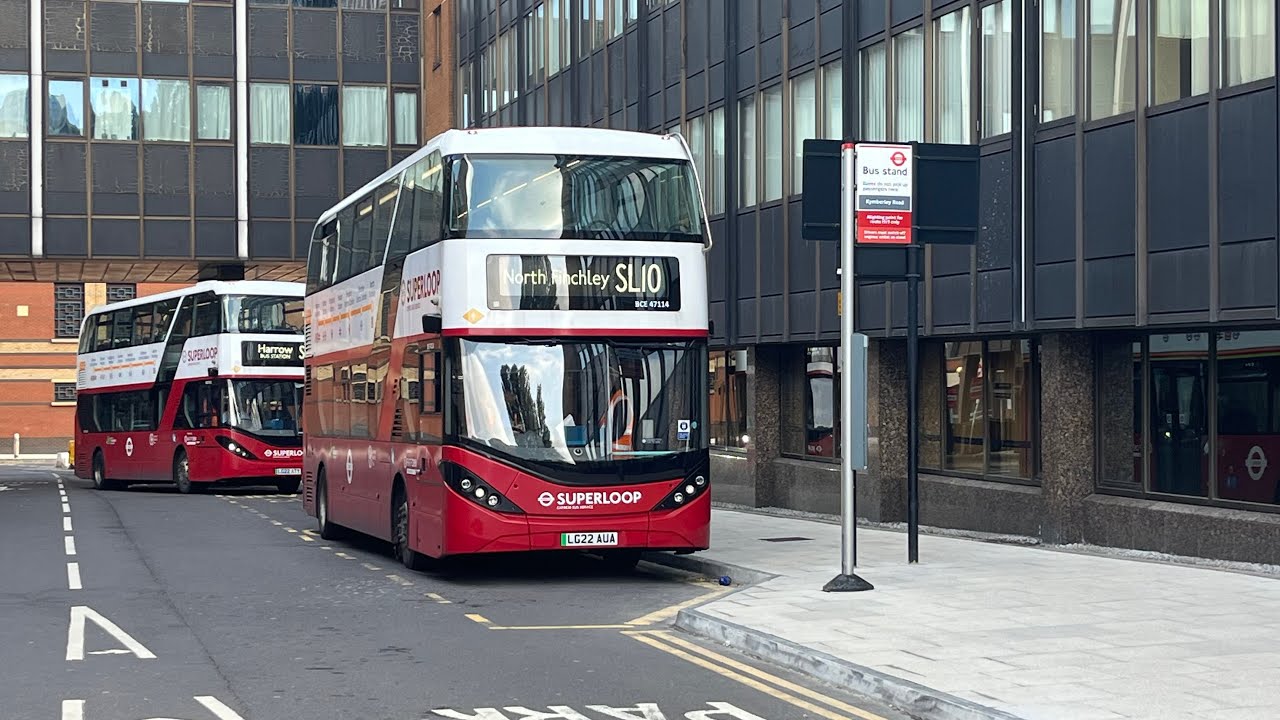 London Bus Route SL10- Harrow to North Finchley - YouTube