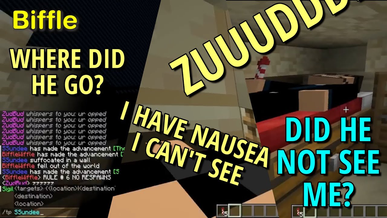 Biffle somehow doesn't see SSundee and walks past him twice - YouTube
