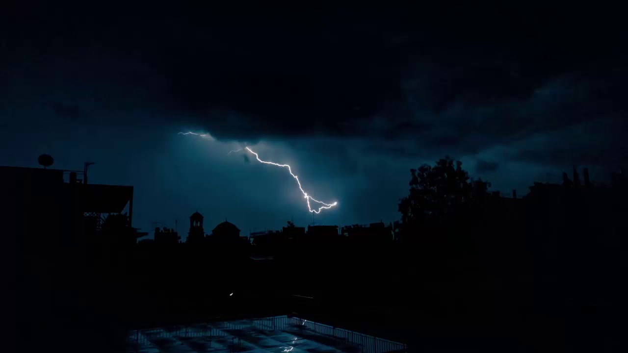🌬 Lluvia fuerte cayendo y truenos fuertes ⛈ 3 horas - Sonidos de ...