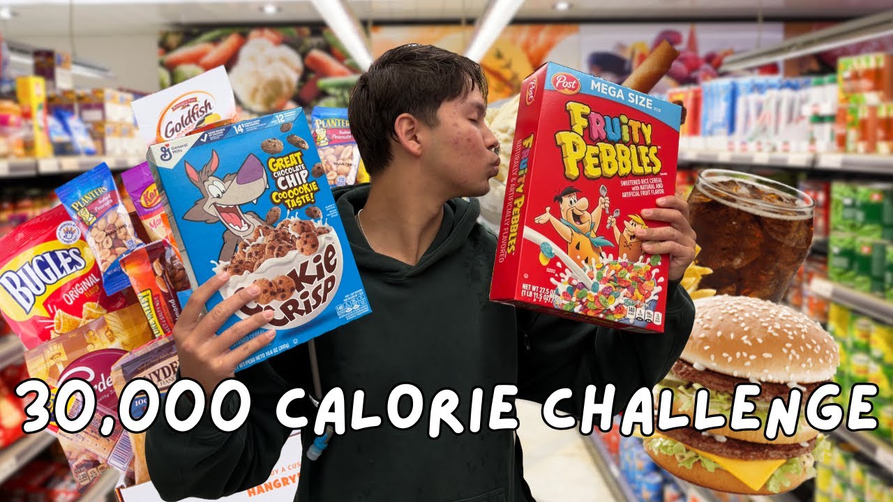 30,000 CALORIE CHALLENGE - YouTube