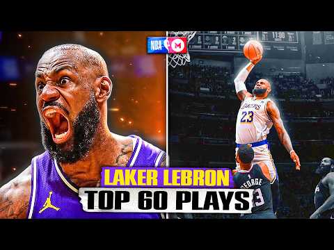 LeBron James' TOP 60 PLAYS with the Lakers! 👑🔥
