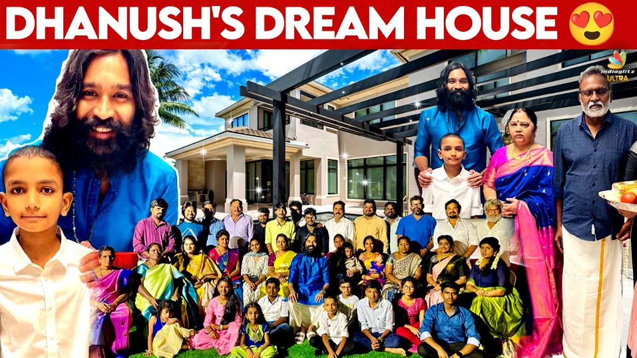 Actor Dhanush's Dream House Warming Function | 150 Crores | Vaathi ...