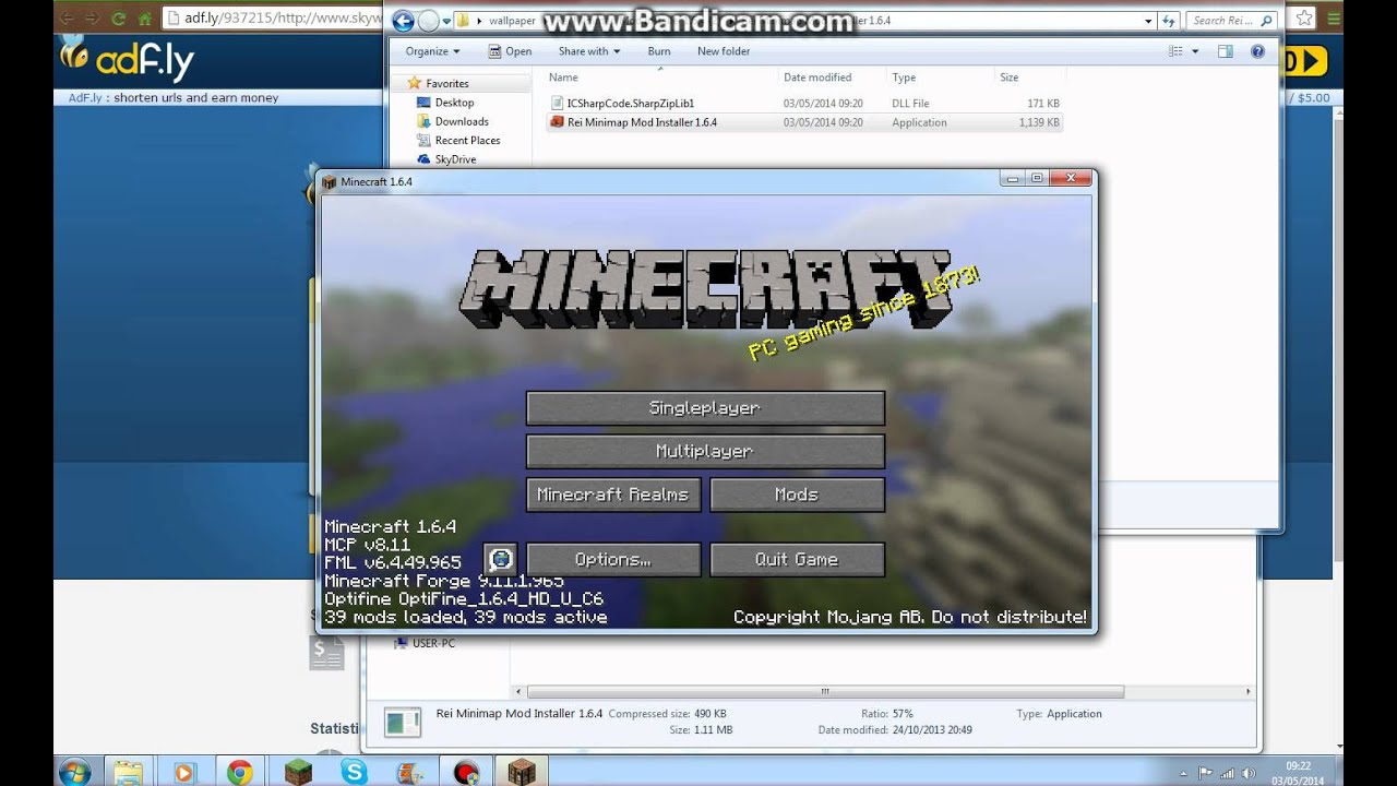 Minecraft How To Install Mods From Skydaz Windows Tutorial - YouTube