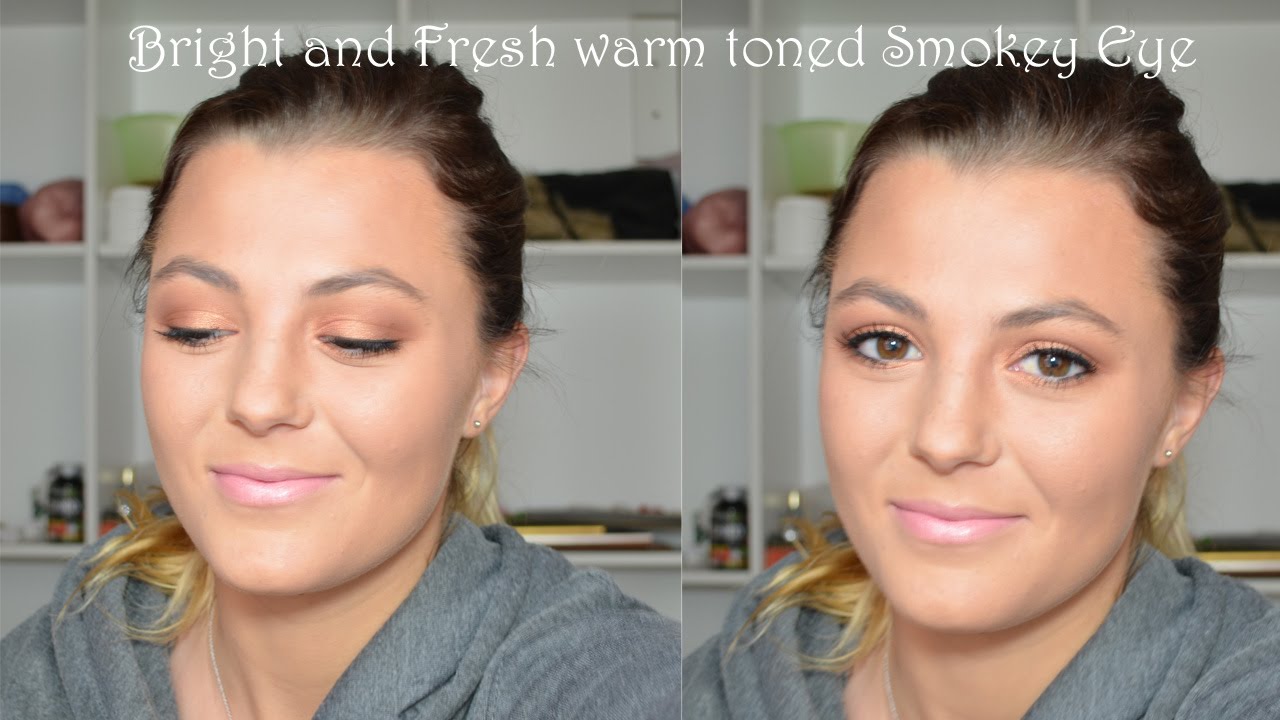 Fresh Warm Eye look ♥ - YouTube
