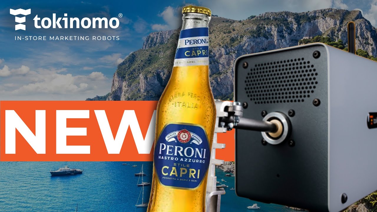 Launch campaign of new Peroni Capri with Tokinomo SHELFOBOT ...